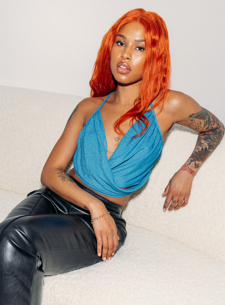 Camarillo Top Blue | Princess Polly