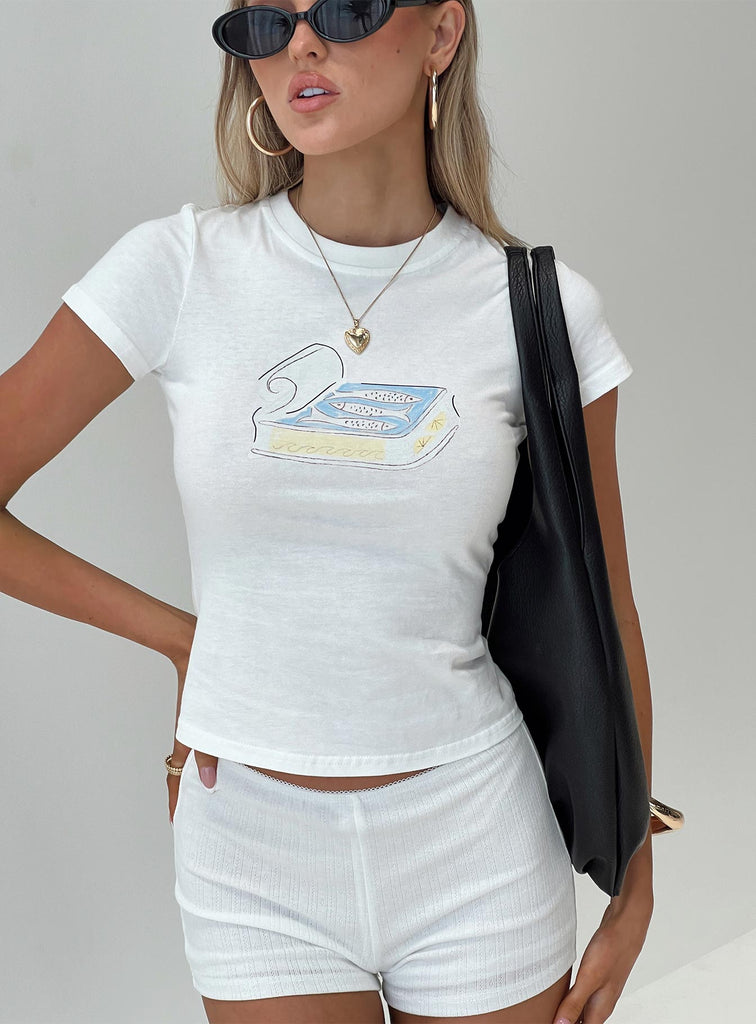 Sardine Tee White | Princess Polly