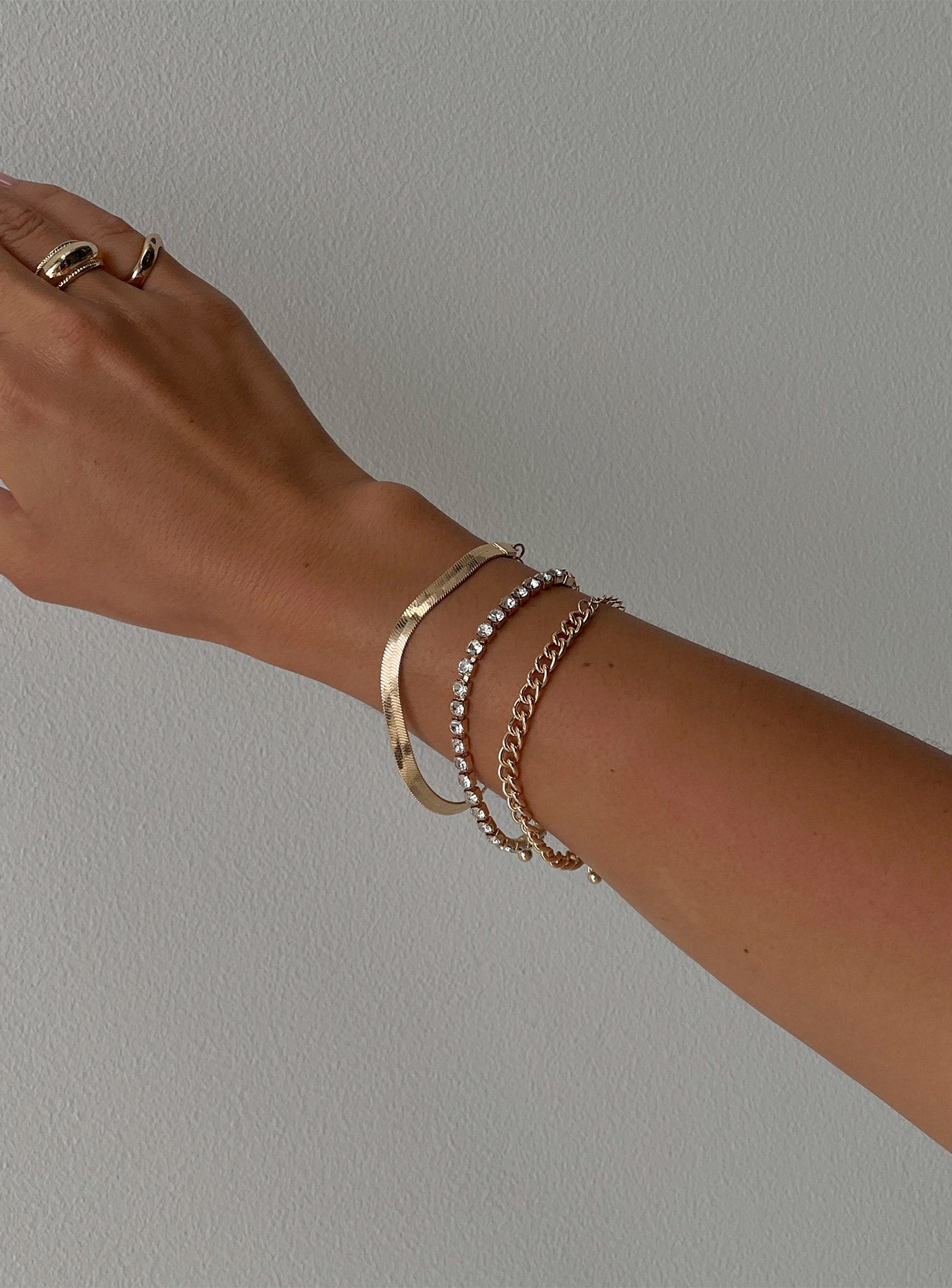 Harloe Bracelet Pack Gold | Princess Polly