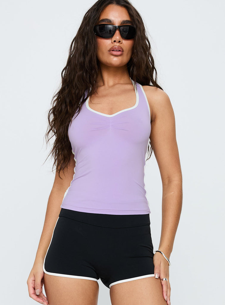 Say It First Halter Top Lilac | Princess Polly