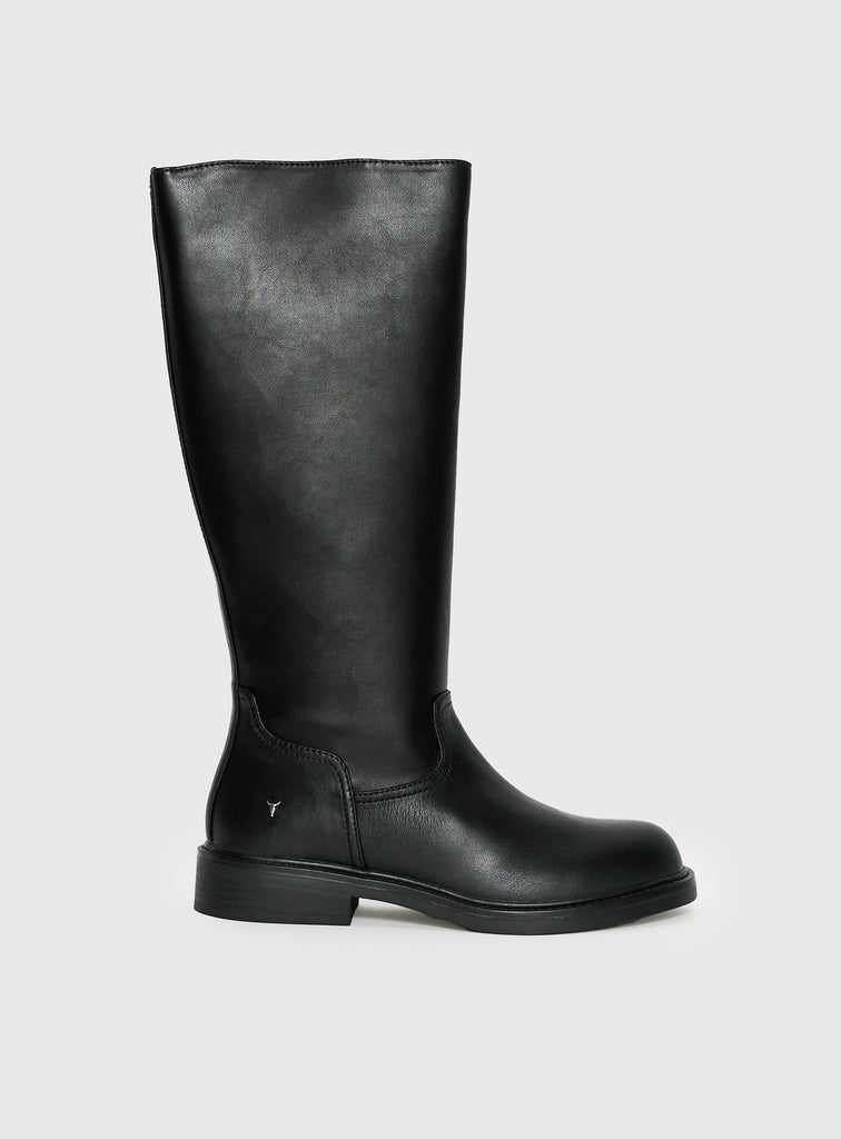 Windsor Smith Backfire Boots Black | Princess Polly