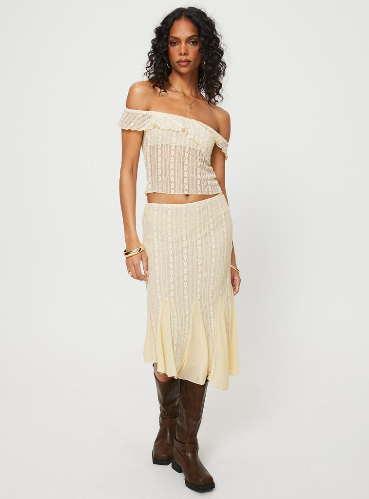 Simran Top Cream | Princess Polly