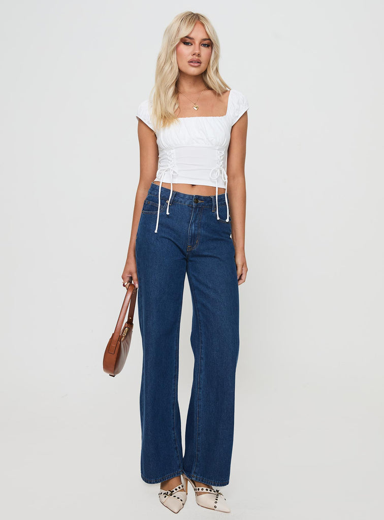 Fiddle Top White | Princess Polly