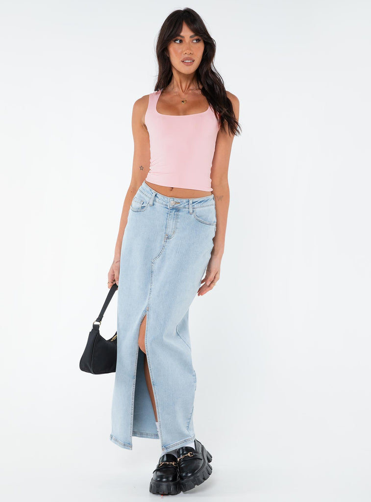 Zoe Top Light Pink | Princess Polly
