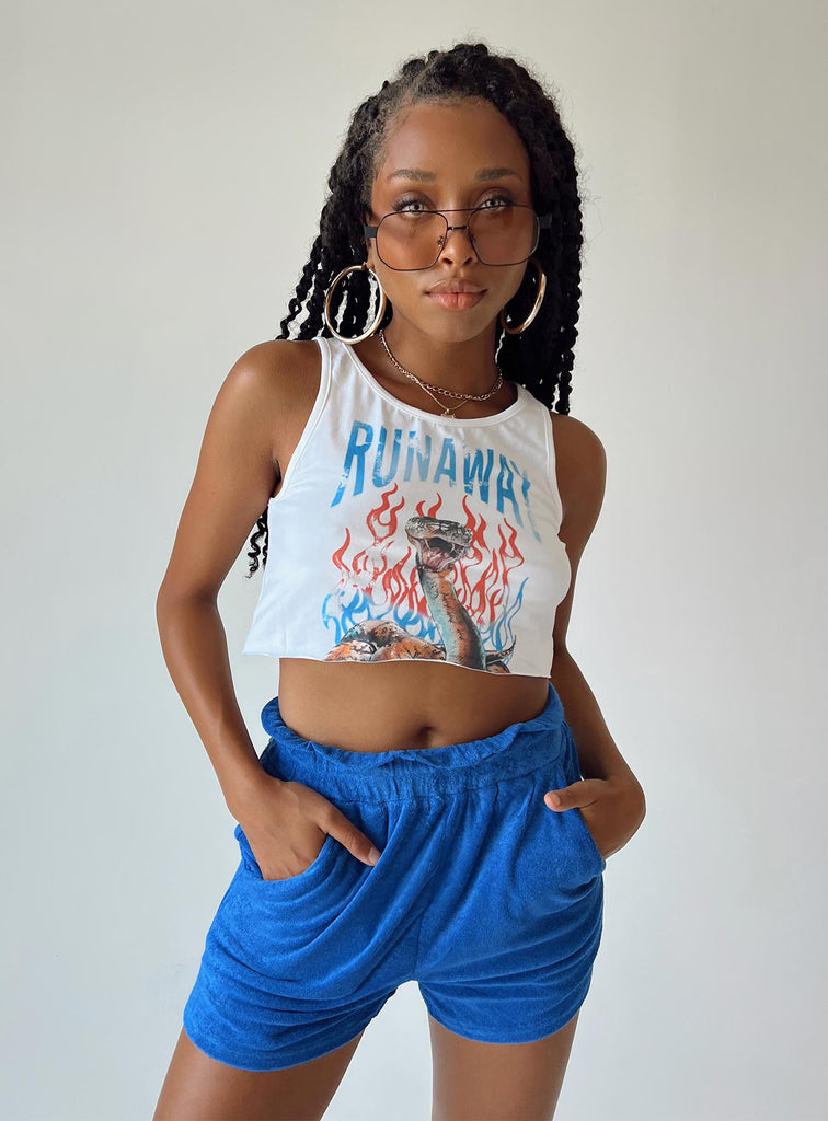 Caleigh Shorts Blue | Princess Polly