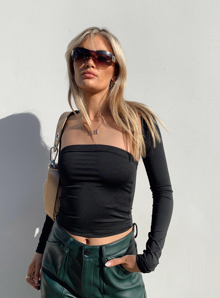 Deandra Top Black | Princess Polly