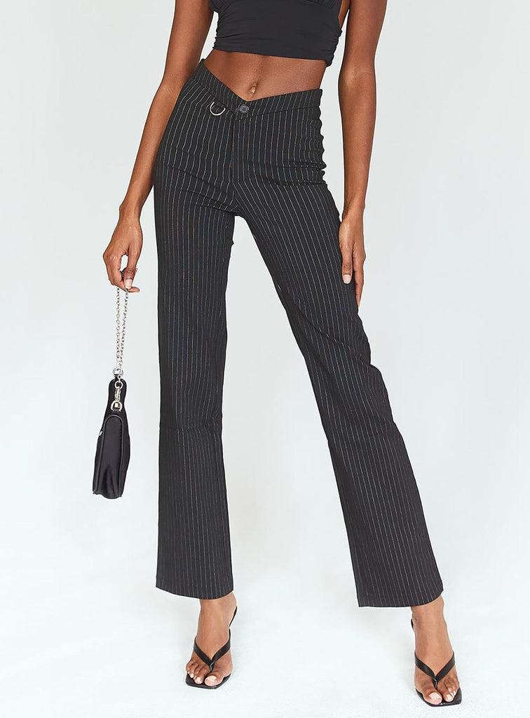 Billie D Ring Pants Black | Princess Polly