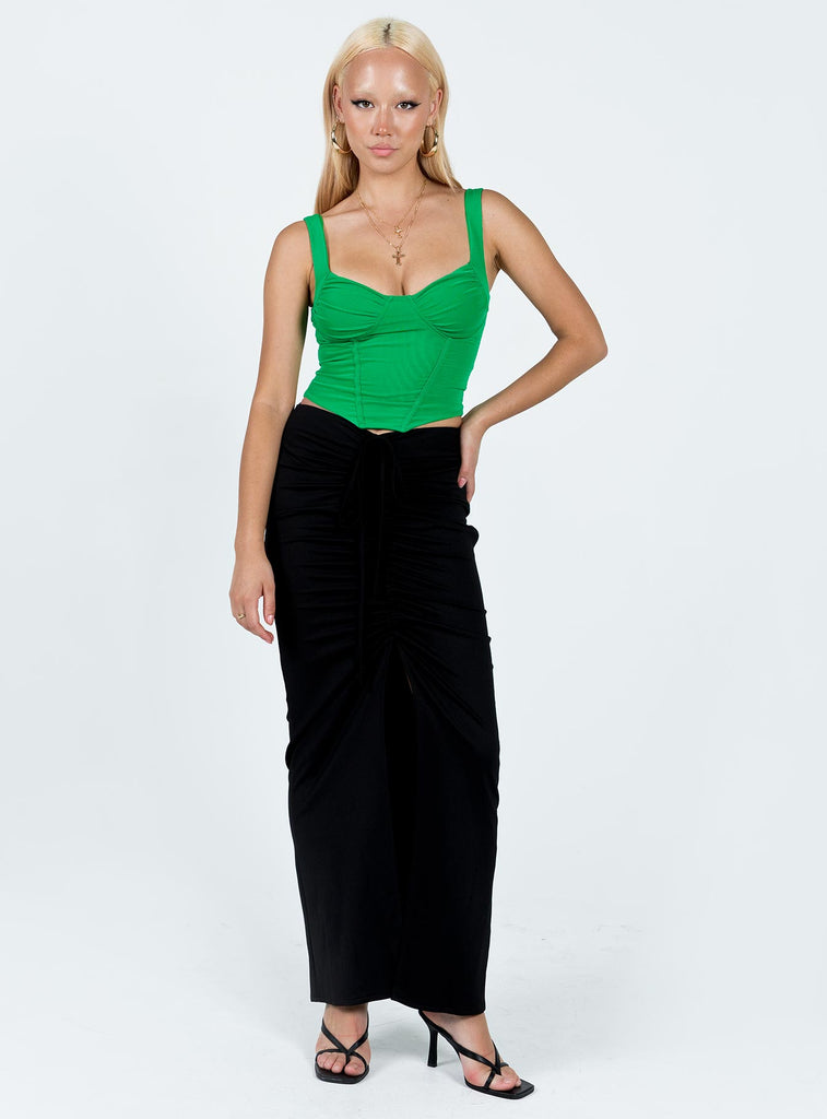 Bruna Top Green | Princess Polly