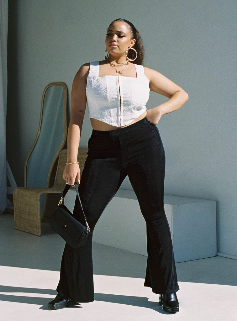 Boogie Pants Black Curve | Princess Polly