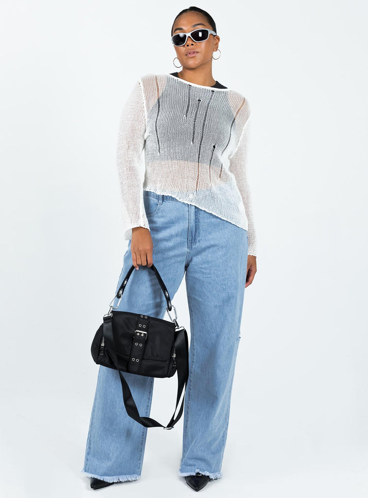 Sweeney Sweater White | Princess Polly