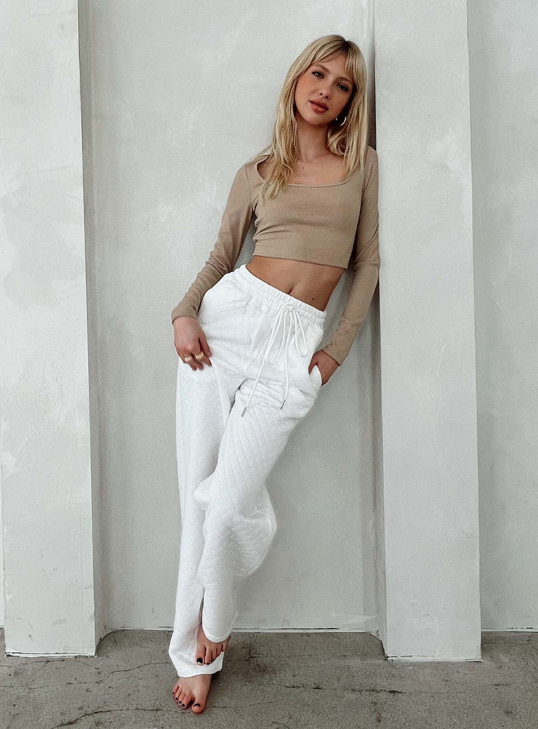 Connell Pants White | Princess Polly UK