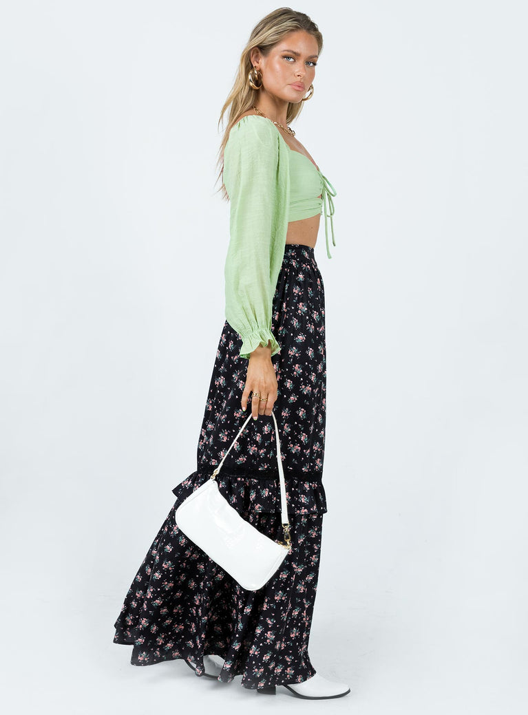 Fowler Maxi Skirt Black | Princess Polly UK