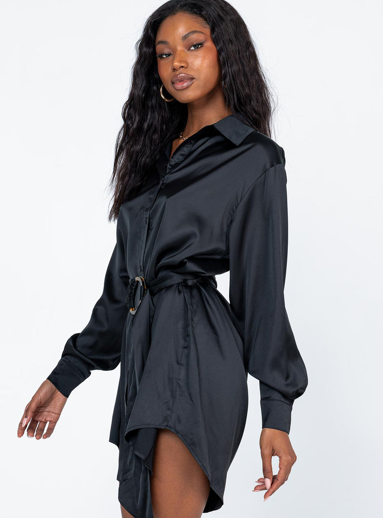 Leighton Mini Dress Black | Princess Polly UK