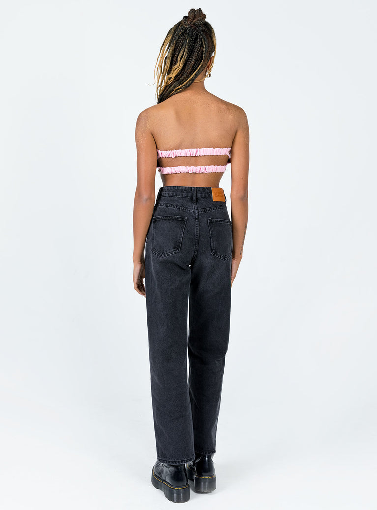 Henley Denim Jeans Black | Princess Polly UK