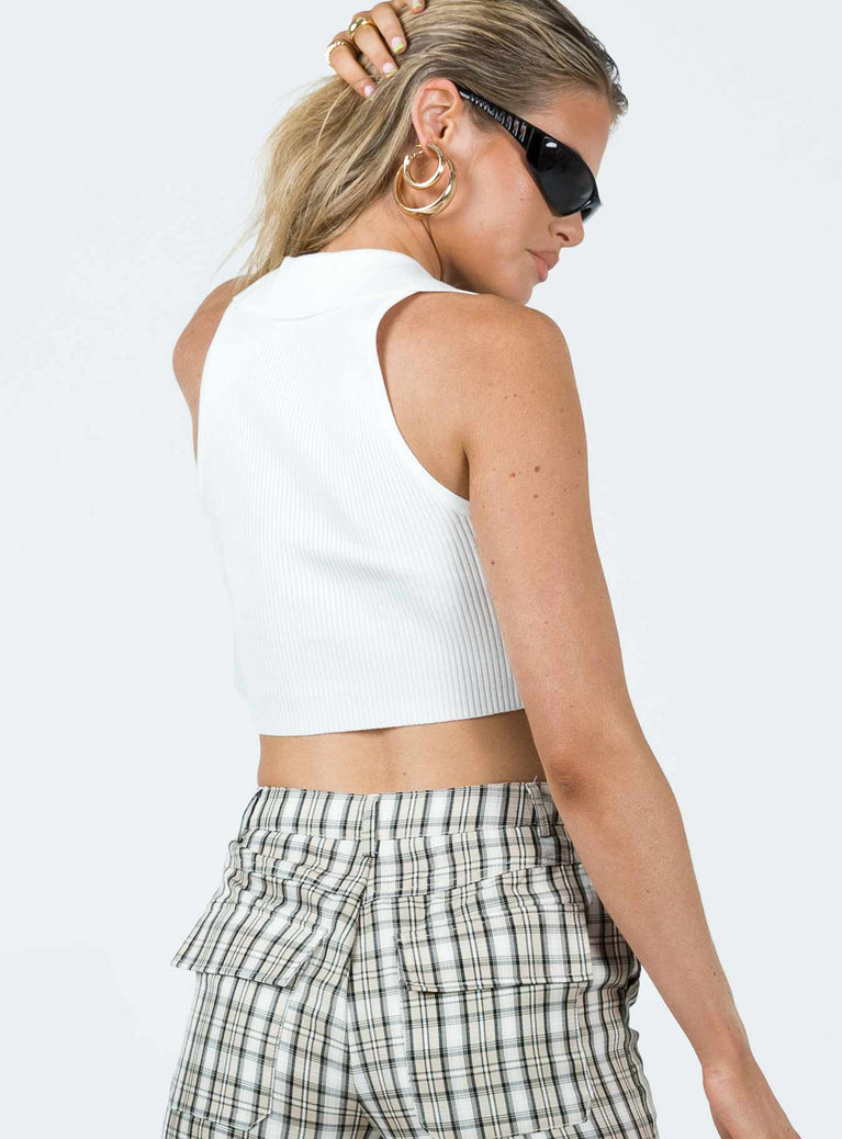 Patterson Top White | Princess Polly UK